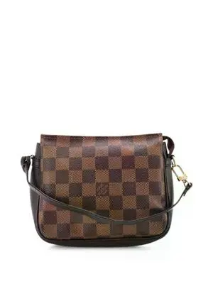 LOUIS VUITTON Trousse Make Up Bag Damier Pouch - Brown