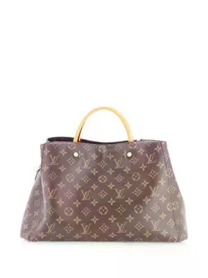 LOUIS VUITTON Montaigne Monogram Canvas Gm Tote Bag