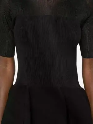 CFCL Pottery Lucent Ribbed Peplum Top