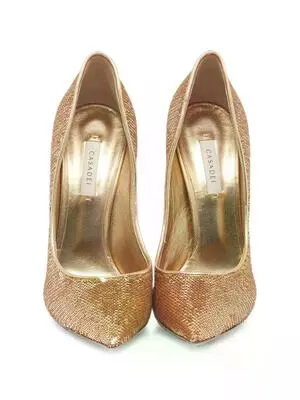 Casadei Blade Sequin-embellished Pumps