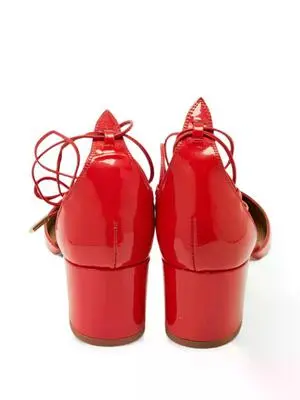 AQUAZZURA Alexa Strapped Pumps