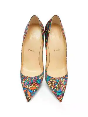 CHRISTIAN LOUBOUTIN So Kate Satin Pumps - Purple