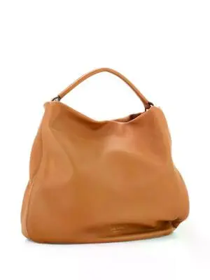 Prada Rolle Soft Grain Leather Large Hobo Bag