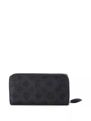 LOUIS VUITTON Zippy Wallet Mahina Leather Small Wallets