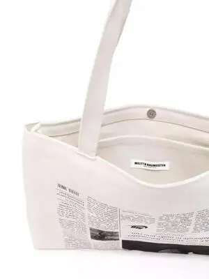 MELITTA BAUMEISTER Newspaper Print Tote Bag