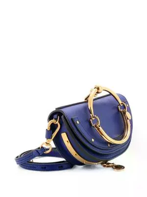 Chloé Nile Leather Mini Crossbody Bag - Blue