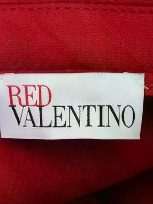 Red Valentino Bow-detail Double-breasted Coat