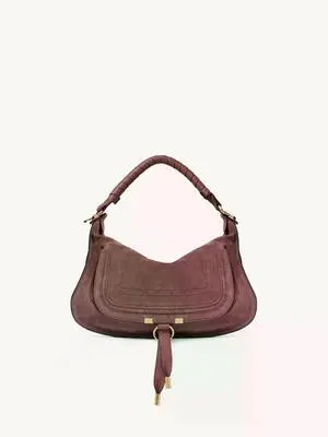 Chloé Marcie Suede Tote Bag - Brown