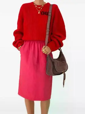 Chloé Marcie Suede Tote Bag - Brown