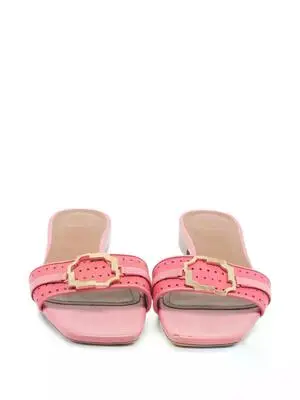 MALONE SOULIERS Gena Buckle-detail Flat Sandals