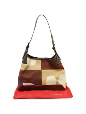 Bally Busy B Colorblock Shoulder Bag