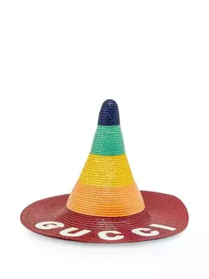 Gucci Logo Straw Hat