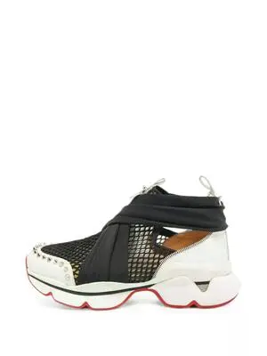 CHRISTIAN LOUBOUTIN Embellished Sneakers - Black