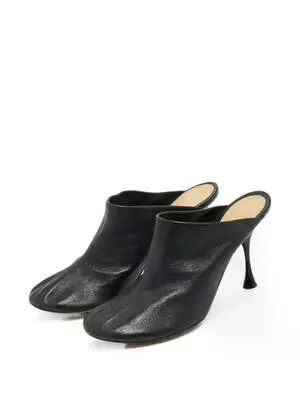 Bottega Veneta Dot Leather Heeled Mules