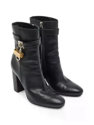 Givenchy Padlock Leather Ankle Boots