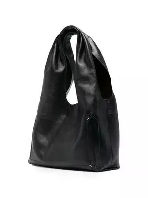 MAISON MARGIELA Leather Shoulder Bag - Black