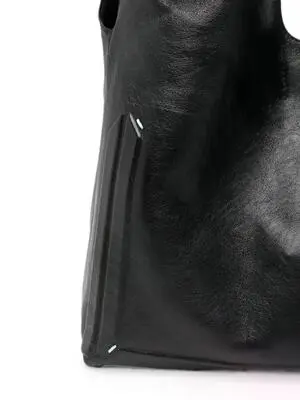 MAISON MARGIELA Leather Shoulder Bag - Black