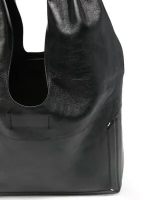 MAISON MARGIELA Leather Shoulder Bag - Black