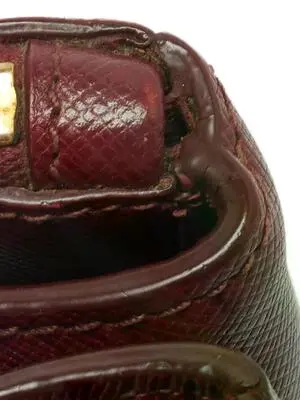 Prada Saffiano Lux Double Zip Tote Bag