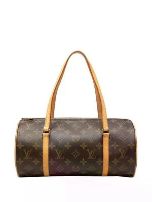 LOUIS VUITTON 2006 Monogram Papillon 30 Handbag - Brown