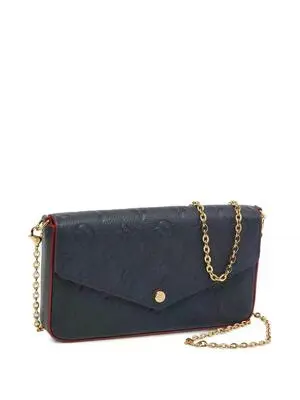 LOUIS VUITTON Félicie Pochette Monogram Empreinte Clutch Bag