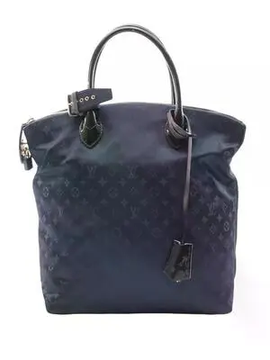 LOUIS VUITTON Monogram Nylon Lockit Vertical Mm Tote Bag