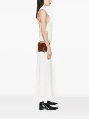 Chloé 2020 Mini Leather Aby Lock Chain Flap Crossbody Bag