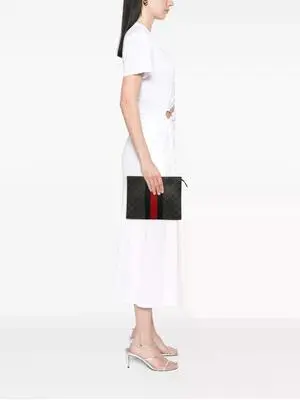 Gucci Gg Supreme Web Clutch Bag