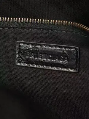Balenciaga Lambskin Leather Travel Bag - Black