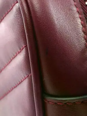 Gucci 2016-2026 Small Gg Marmont Matelasse Leather Sphinx Crossbody Bag - Red