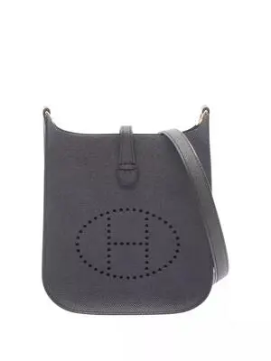Hermès 2025 Epsom Evelyne Sellier 16 Crossbody Bag - Black