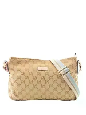 Gucci 2000-2015 Gg Canvas Web Crossbody Bag - Neutrals