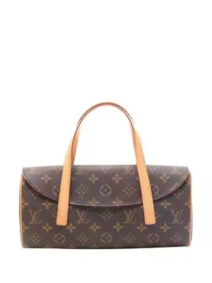 LOUIS VUITTON 2003 Monogram Sonatine Handbag - Brown