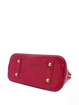 LOUIS VUITTON 2014 Monogram Vernis Alma Bb Satchel