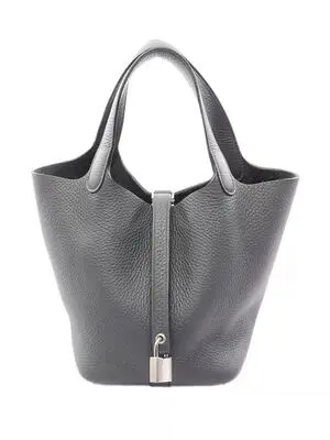 Hermès 2025 Clemence Picotin Lock 18 Handbag - Grey