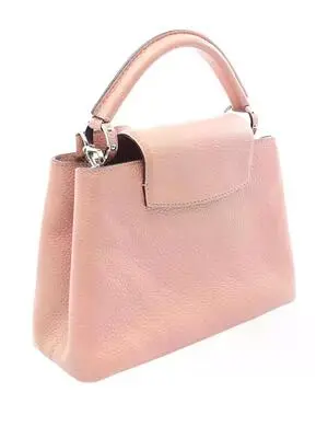 LOUIS VUITTON 2017 Taurillon Capucines Pm Satchel