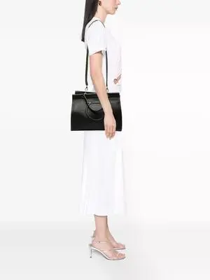 FERRAGAMO Grained Calfskin Meera Tote Satchel
