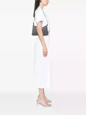 Dior 2002 Oblique Canvas Shoulder Bag