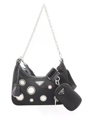 Prada 2019-2026 Re Nylon Re Edition 2005 Satchel - Black