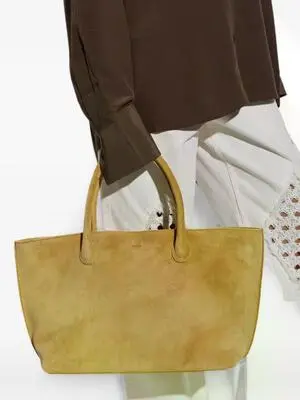 LIÉ STUDIO The Grace Suede Tote Bag - Neutrals