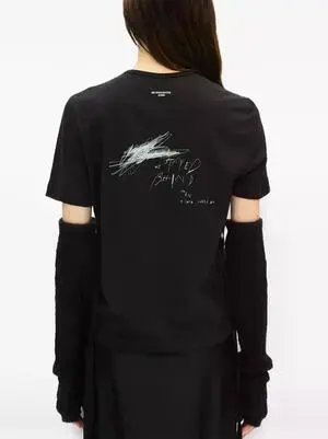 ANN DEMEULEMEESTER Rib-knit Gauntlets