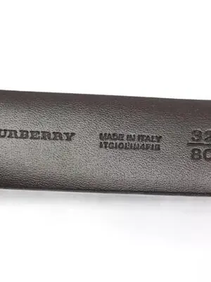 Burberry Haymarket Check Buckle Belt