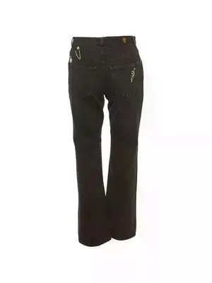 Alexander McQueen Embellished Straight-leg Jeans - Black