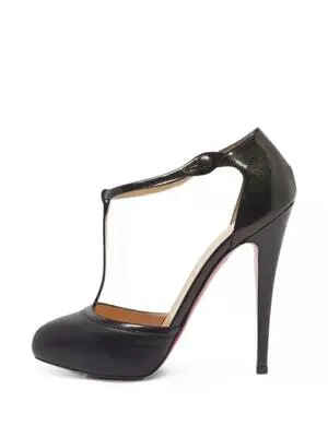 CHRISTIAN LOUBOUTIN T-bar Platform Pumps