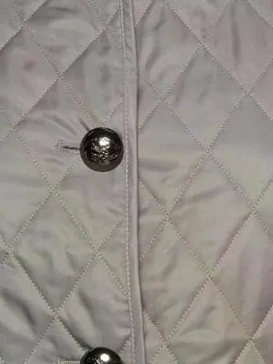 Burberry Diamond-quilted Button-up Jacket