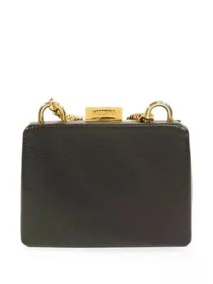 Moschino Eyelet-embellished Chain Shoulder Bag