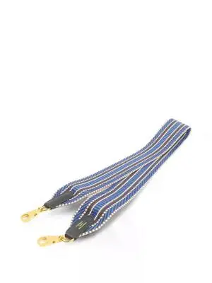 Hermès Chevron-pattern Bag Strap - Blue