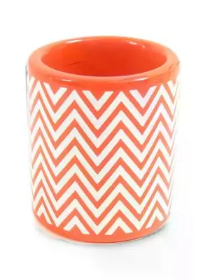 Hermès Chevron Print Scarf Ring - Red