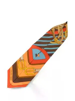 Hermès Silk Print Scarf