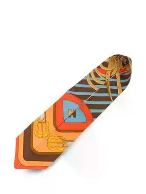 Hermès Silk Print Scarf
